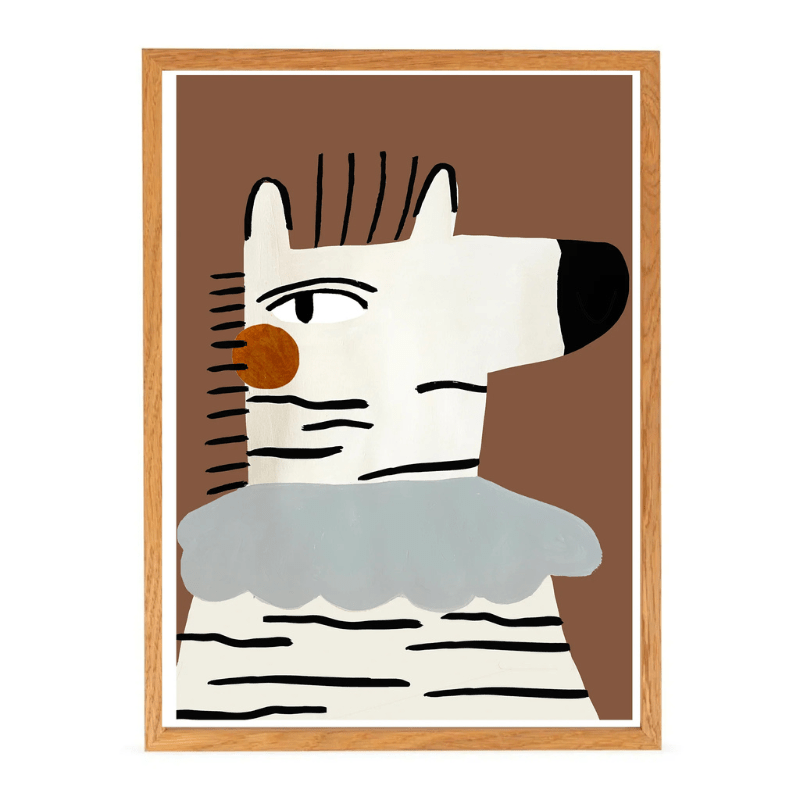 Art Print | Mr. Zebra by Yaya Studio – Maude Kids Decor