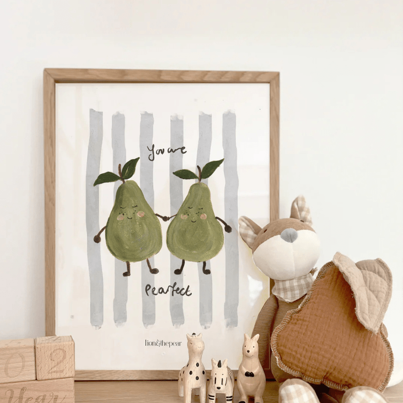 Art Print | You Are Pear-fect by Lion and the Pear – Maude Kids Decor
