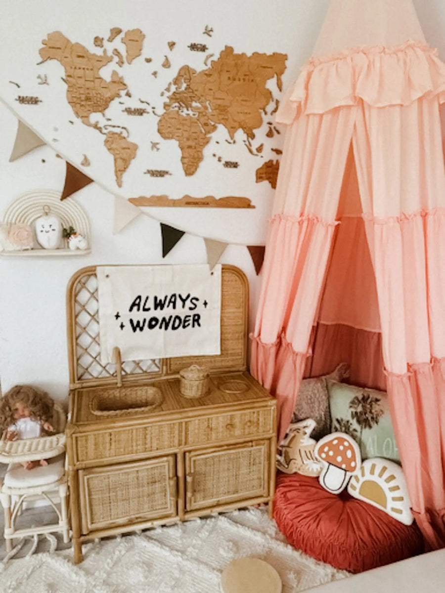 Always Wonder Canvas Banner by Imani Collective – Maude Kids Decor