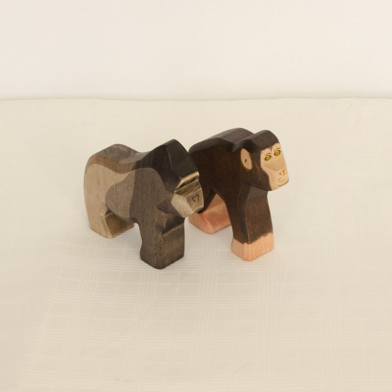 Gorilla Wooden Figurine by HolzWald – Maude Kids Decor