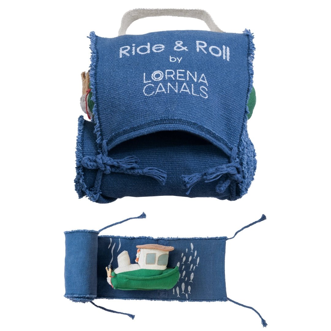 Ride & Roll Sea Clean Up Boat by Lorena Canals – Maude Kids Decor